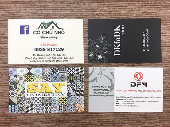 Kinh doanh Homestay có cần card visit? - Những lợi ích name card ...