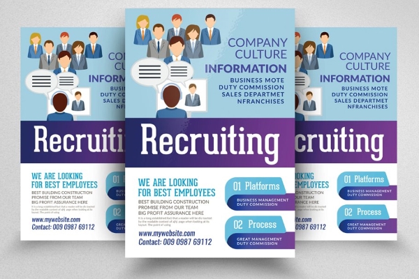 Top 10+ Recruitment Leaflets For All The Current Job Sectors