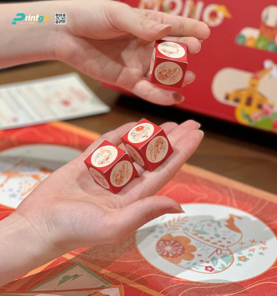 Dự án thiết kế và in board game Bầu Cua Tôm Cá Blume