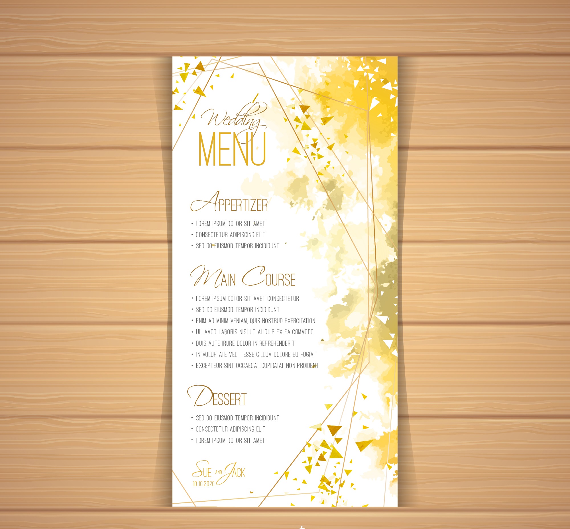 Menu TCP-MN 000018 khói vàng nhã nhặn